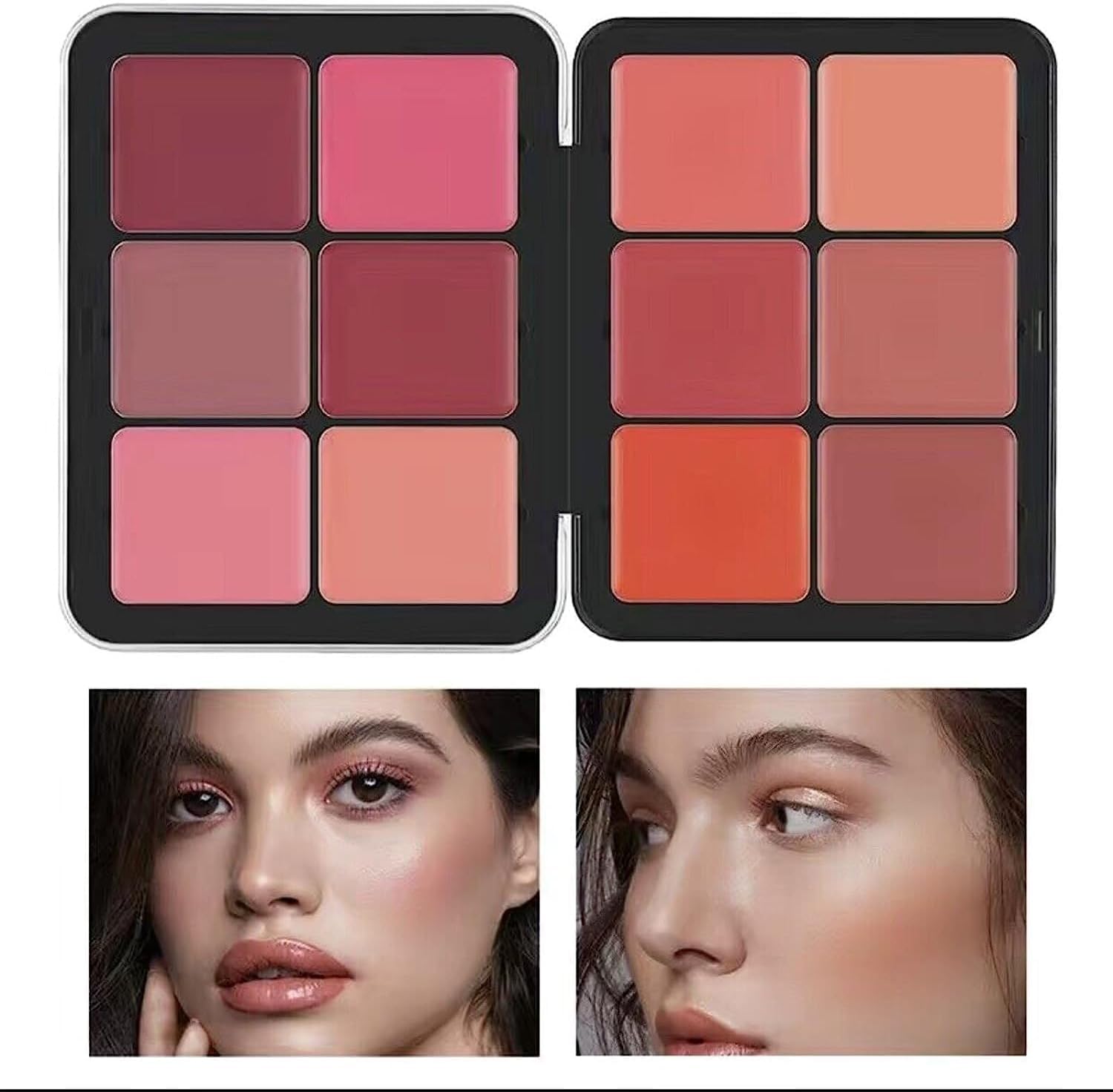 Carla Secret Makeup, Carla Secret Concealer Palette, Carla Secret Makeup Pallet, 12 Color Concealer Foundation Palette with Concealer Brush, Long-Wearing Coverage Makeup Palette (#01)