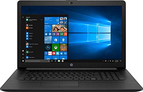 HP 2019 17.3" HD+ Laptop - Intel i5-8265u, 12GB Memory, 256GB Solid State Drive, Jet Black, Maglia Pattern