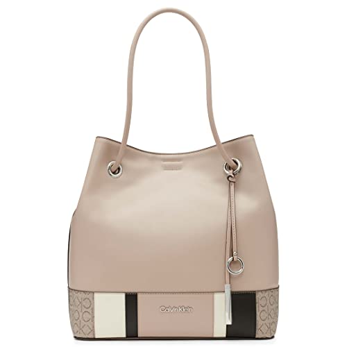 Calvin Klein Gabrianna Novelty North/South Key Item Tote, Goat Multi Pieced