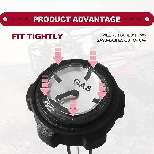 Gas Cap With Gauge Ranger Gas Cap Compatible With Polaris Ranger 400 425 500 700 Upgraded UTV OEM 1240119