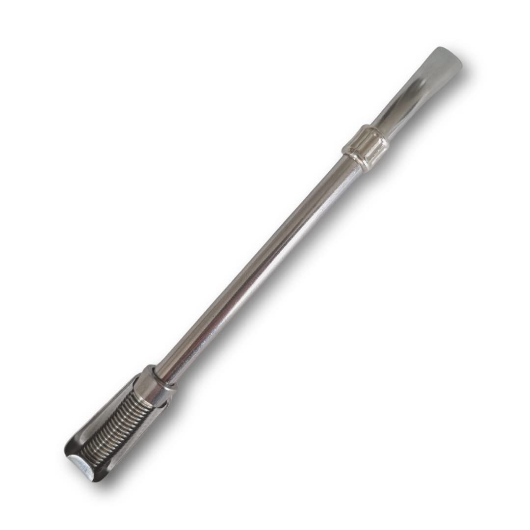 DUEVOLO Stainless Steel Bombilla Mate (Straw), with detail heat difusor. Removable system for easy cleaning. Yerba Mate Cup Bombilla Gourd Drinking Filter Straws. Yerba Mate Gourd.