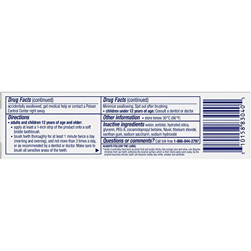 Sensodyne Pronamel Toothpaste, Gentle Whitening, Alpine Breeze Travel Size 0.8 Ounce (Pack Of 3)