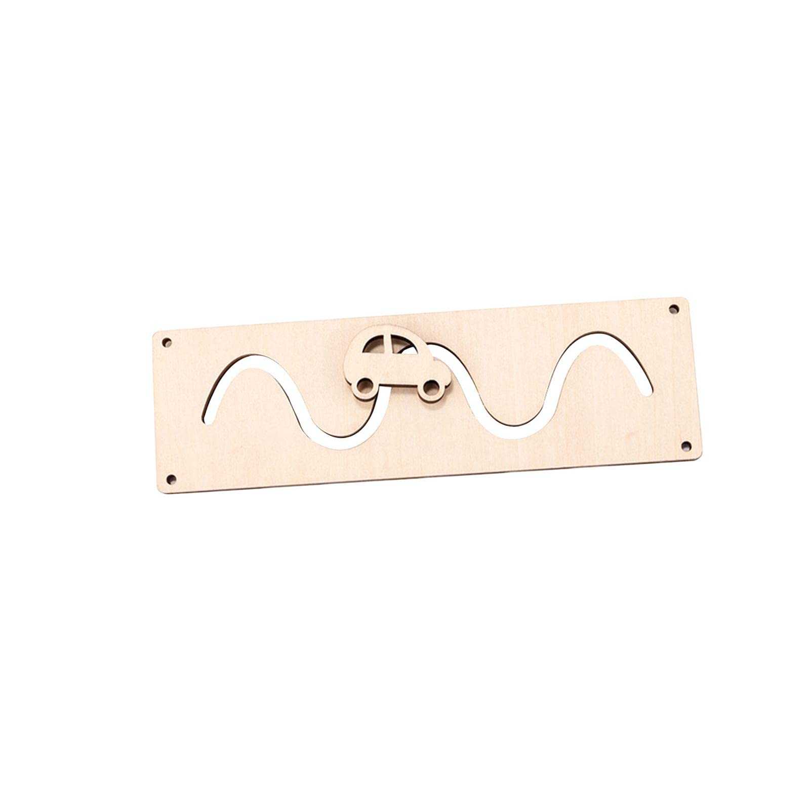 Colcolo Wooden Busy Board DIY Accessories Montessori Puzzle Toy Fine for Home Boys