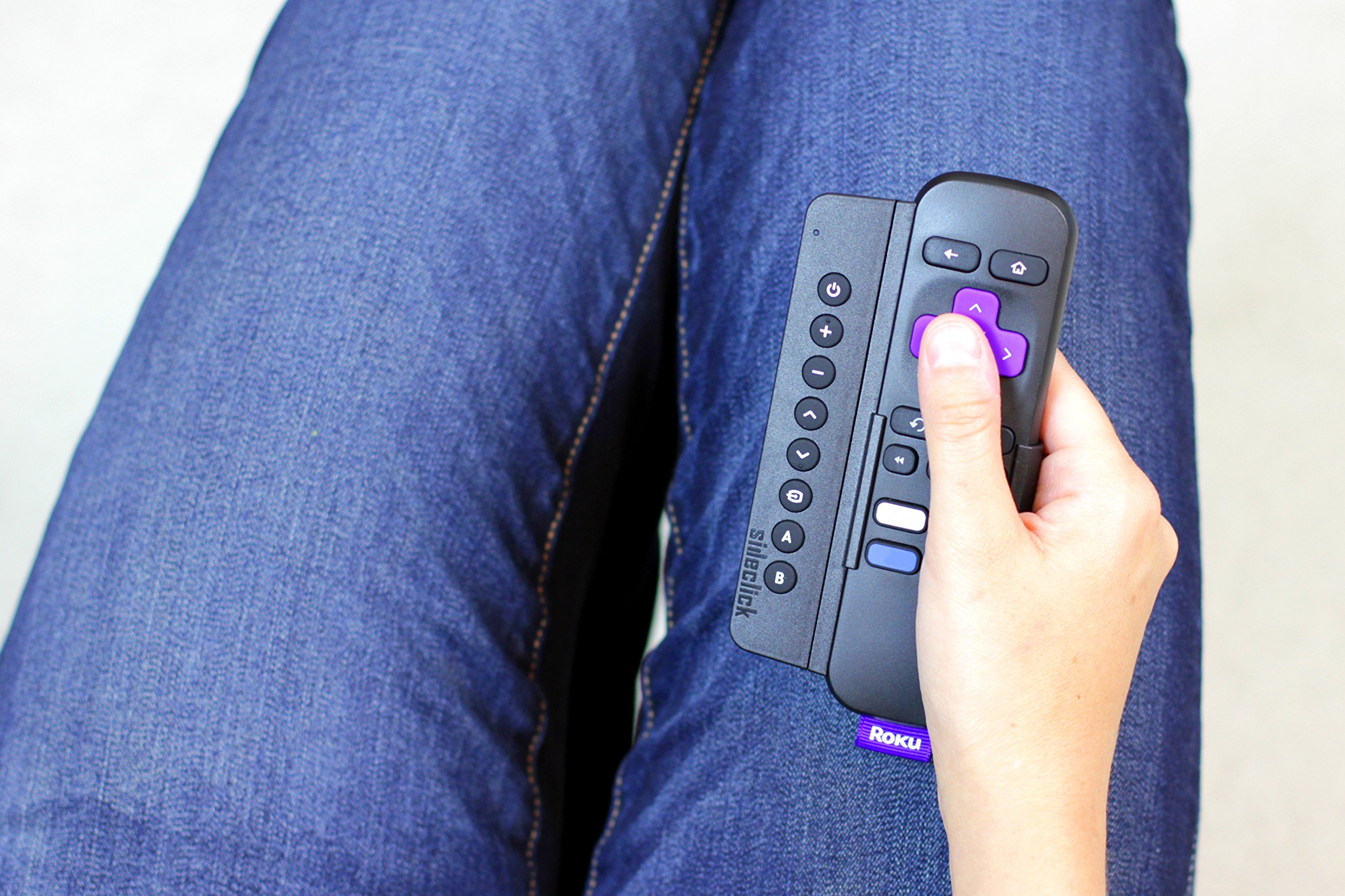Sideclick Universal Remote Attachment for Roku Streaming Player