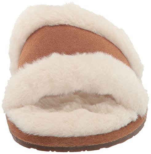 Koolaburra by UGG Women's Milo Peep Slipper, Natural, 9