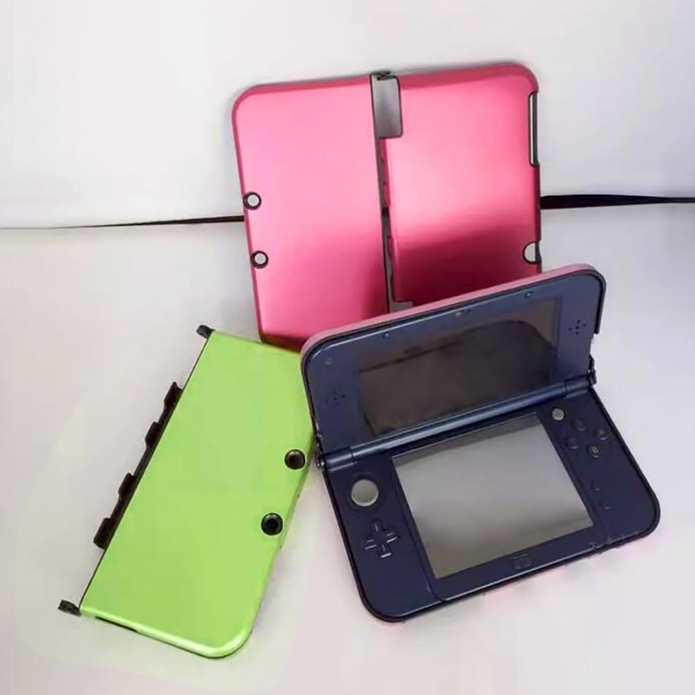 OSTENT Hard Aluminum Case Cover Skin Protector for Nintendo New 3DS LL/XL Console - Color Red