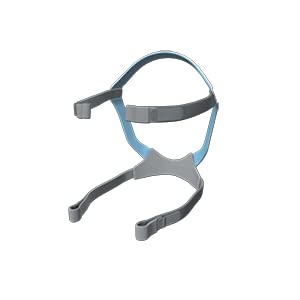 ResMed Quattro Air Headgear - Replacement Headgear for Quattro Air Full Face Mask - Small, Blue