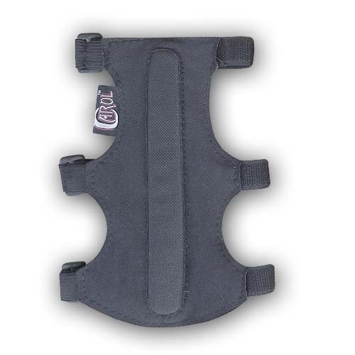 Carol Target Archery Fabric ARM Guard (19cm Long x 9cm Wide) FAG219BLACK.