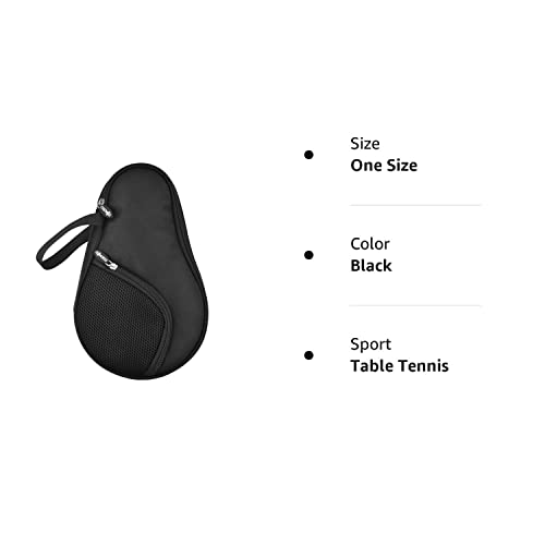 CM Table Tennis Racket Case Cover Ping Pong Paddle Carry Bag with Ball Storage Pocket, For 2 Paddles