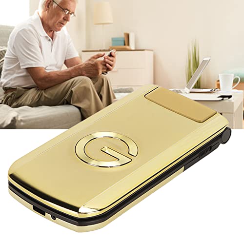 Hilitand Flip Senior Cell Phone Unlocked, 2G Unlocked Big Button Mobile Phone, 4800mAh, Dual SIM, Loud Voice, 2.4" Screen, HD Camera, Radio, Basic Feature Mobile Phone for Elderly, Kids