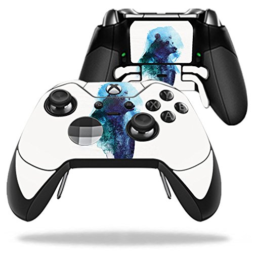 MightySkins Skin Compatible with Microsoft Xbox One Elite Controller - Spirit Bear | Protective, Durable, and Unique Vinyl wrap Cover | Easy to Apply, Remove, and Change Styles | Made in The USA