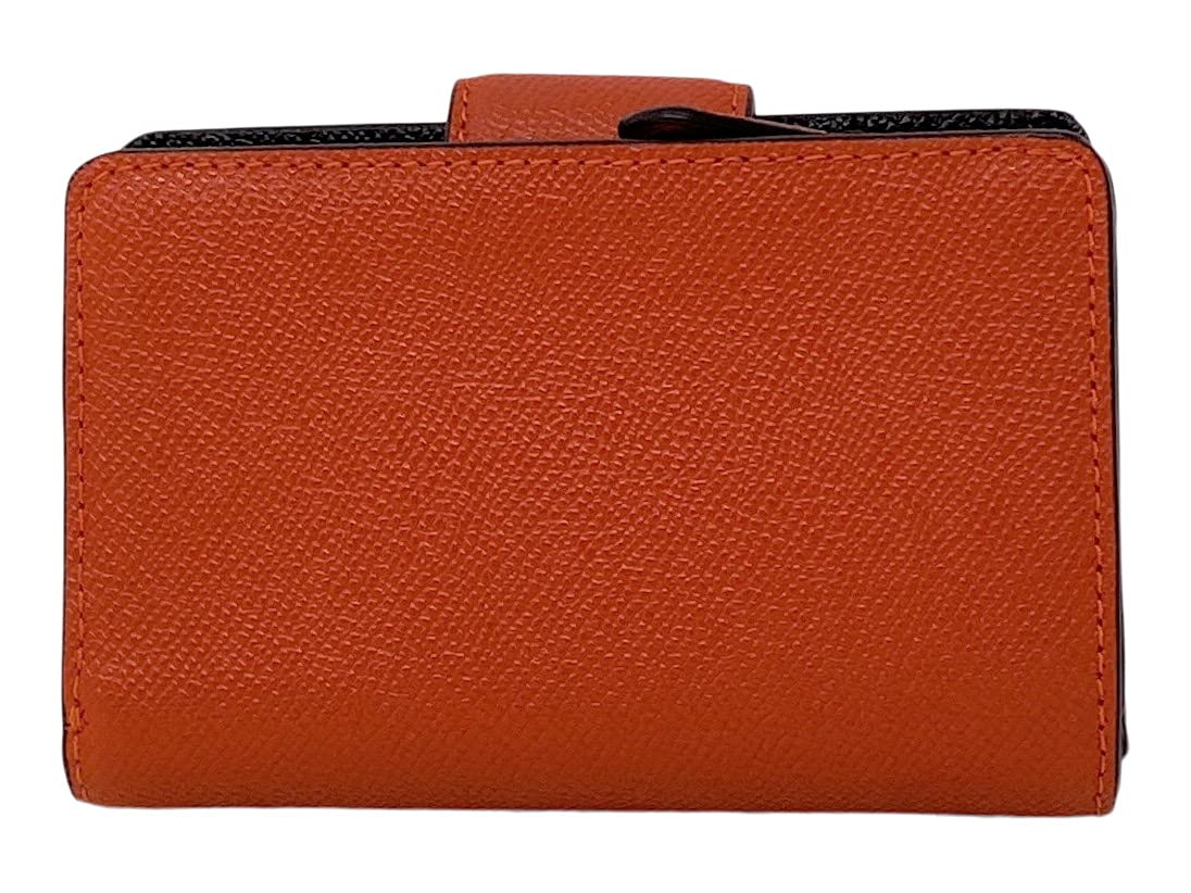 Coach Crossgrain Leather Medium Corner Zip Wallet Style No.6390 Mango