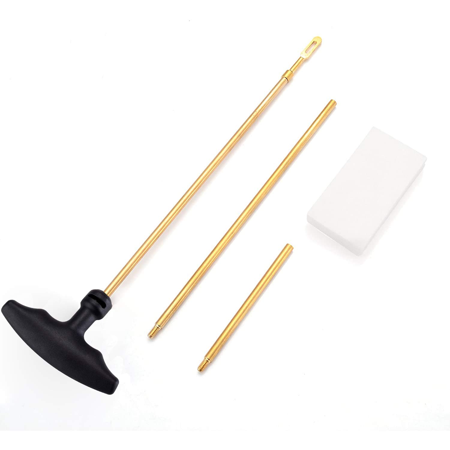 BOOSTEADY 7.62MM Cleaning Kit Pro .223/5.56 Rifle Gun Cleaning Kit with Bore Chamber Brushes Metal Pick Kit Brass Cleaning Rod in Zippered Organizer Compact Combo Case