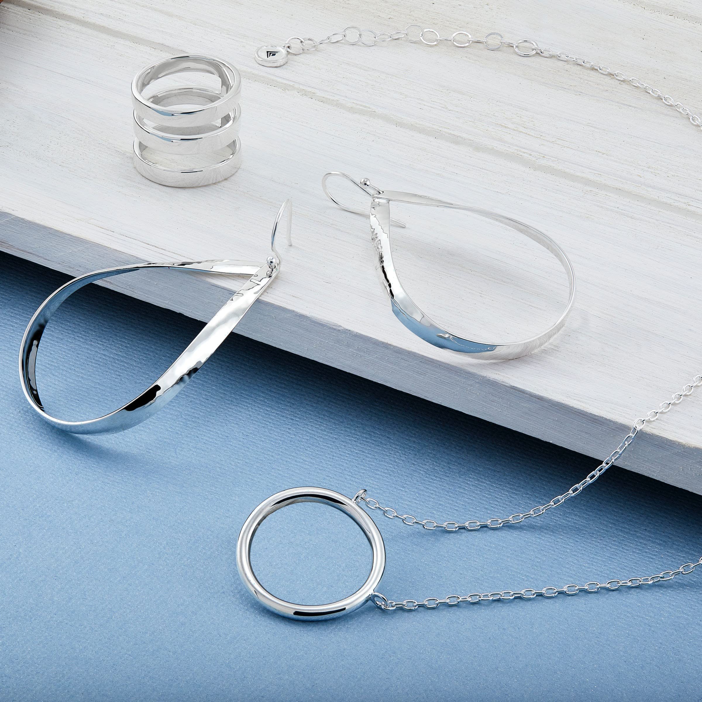 Silpada 'Karma' Open Circle Necklace in Sterling Silver, 18" + 2"