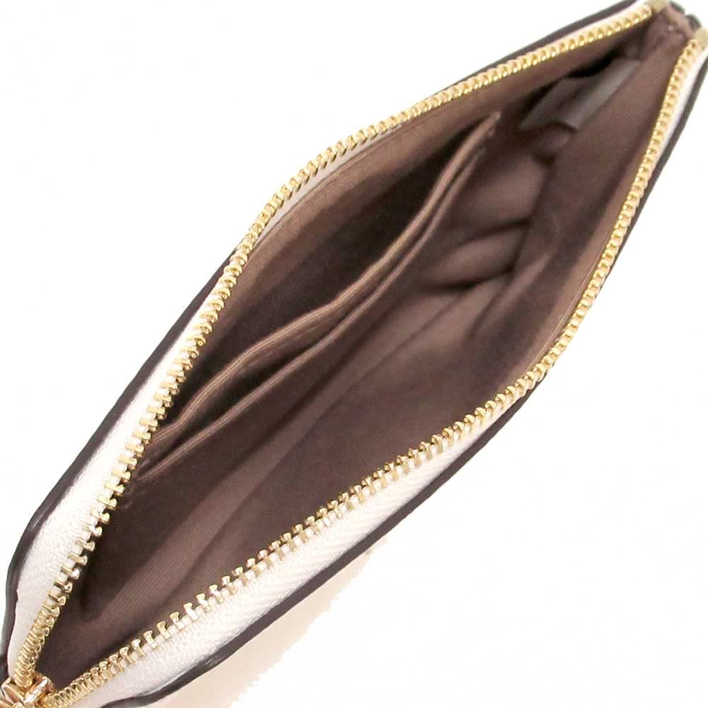 Coach Corner Zip Wristlet With Snail Print Style No. CA790