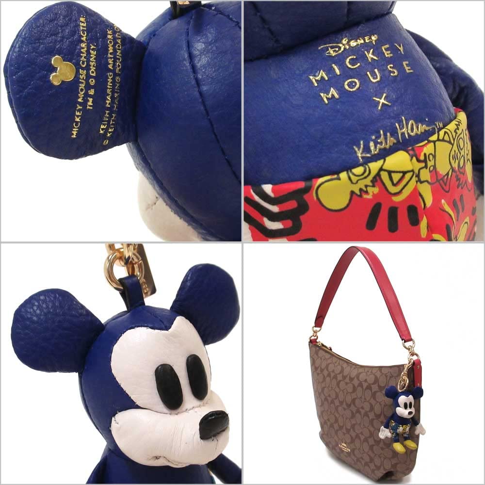 COACH Women's Disney Mickey Mouse x Keith Haring Collectible Bag Charm