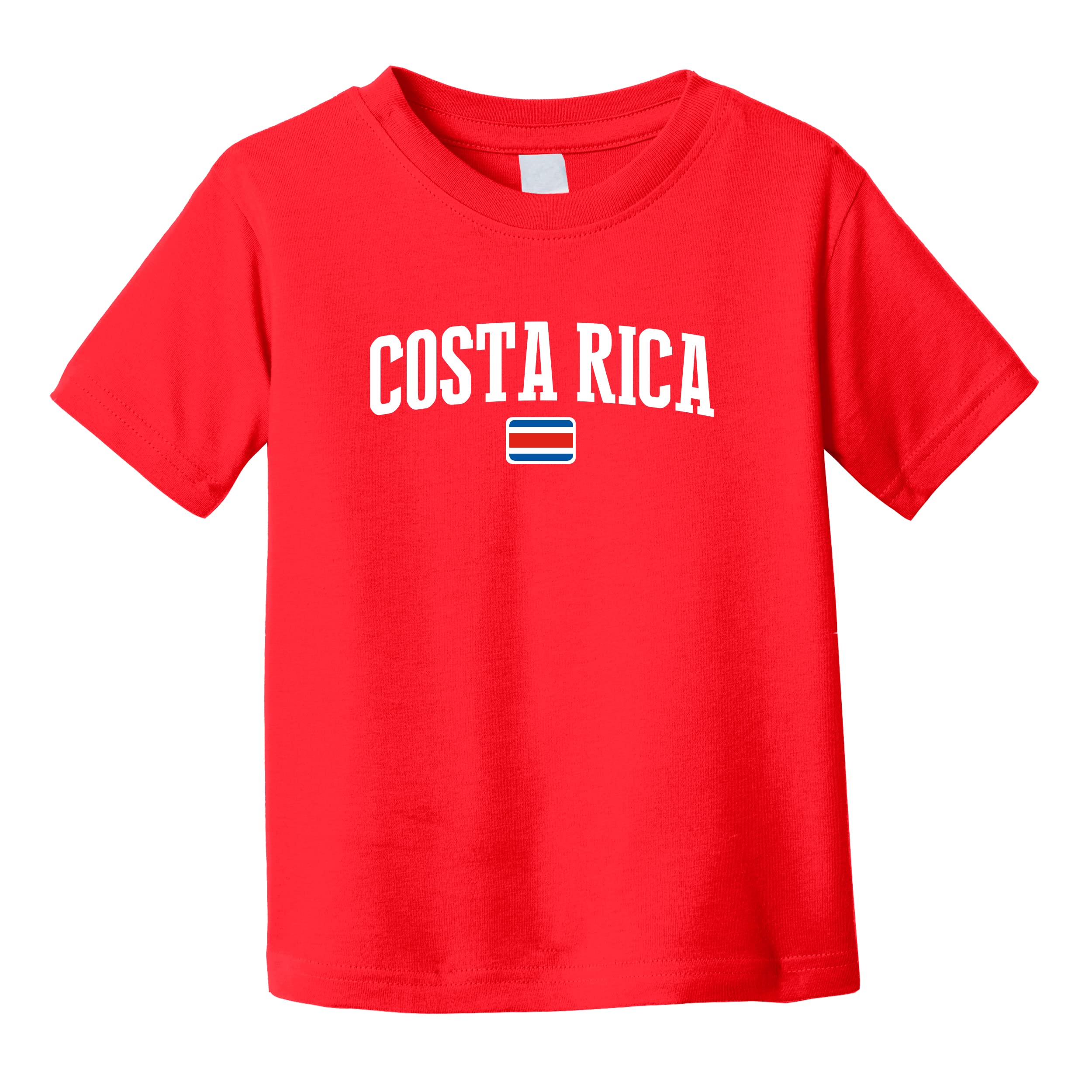 Costa Rica toddler soccer T-shirt national team for boys girls kids Costa Rican