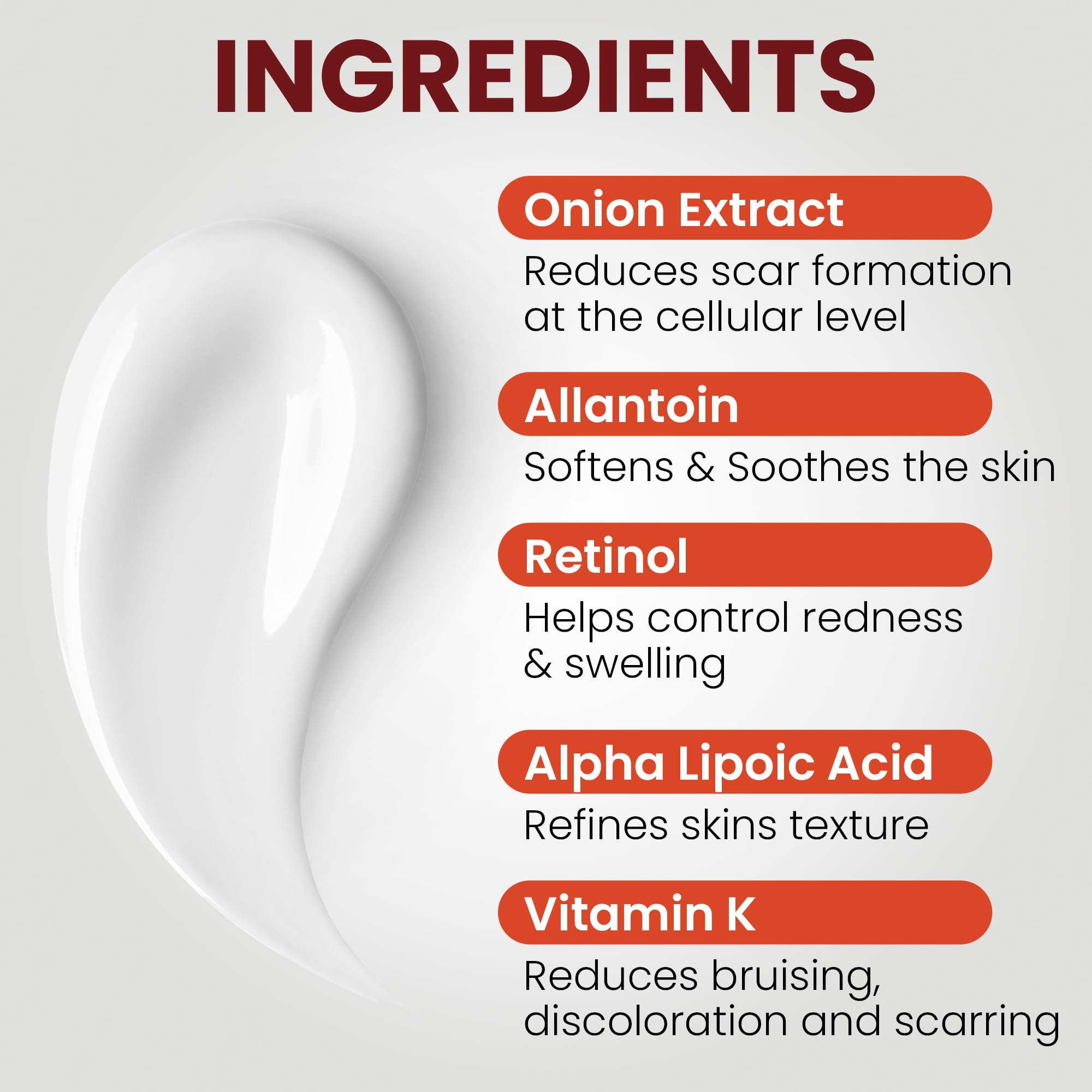 e70 Intensive Healing Scar Cream - Fast Repair Surgical Scars, C-Section, Stretch Marks, Keloids, Burns, Old & New Scars. Vitamins Full - All Skin Types - Reduce Acne Spots Appearance - 2.0 Fl Oz