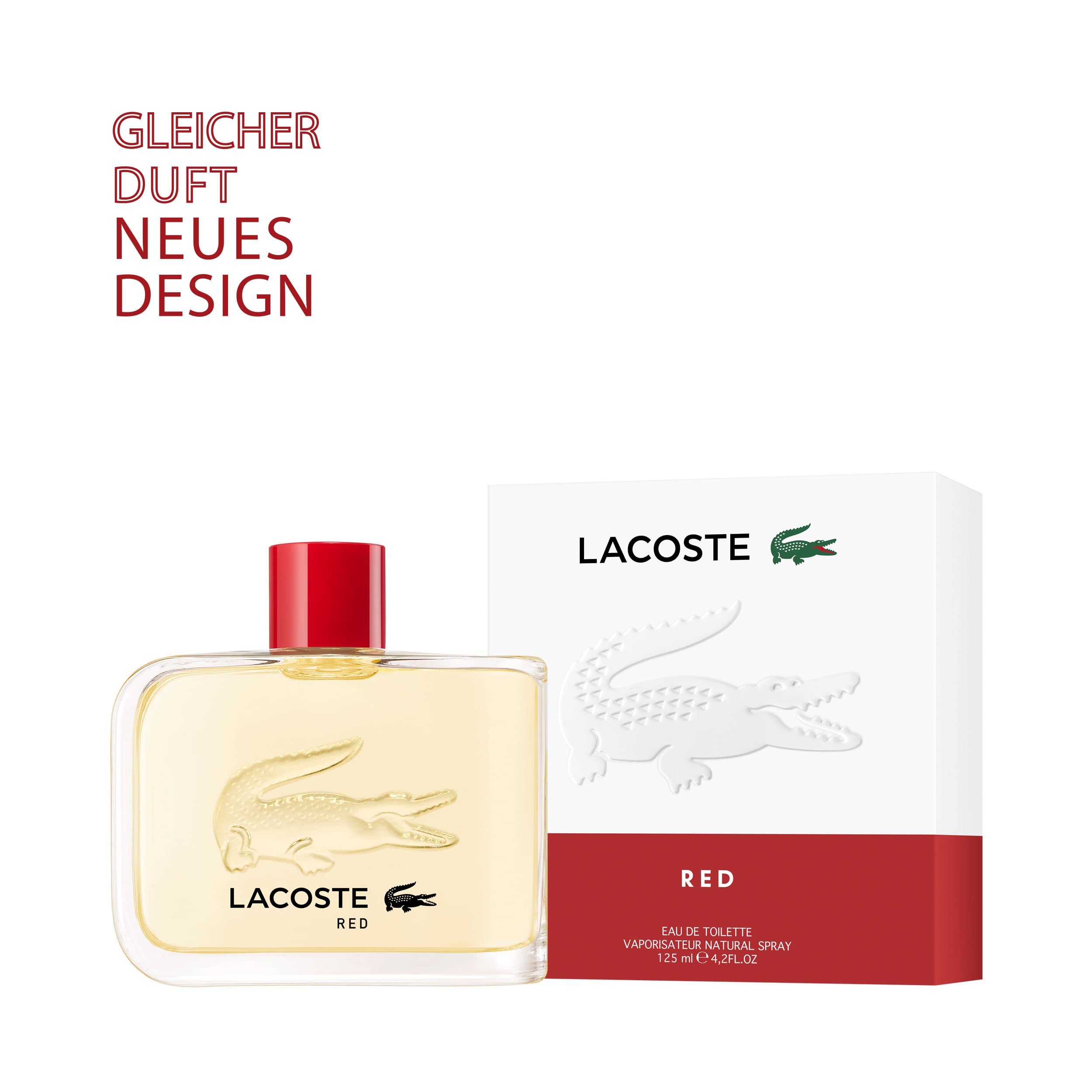 Lacoste Red Eau de Toilette for Him Men's Fragrance - Father's Day Gift