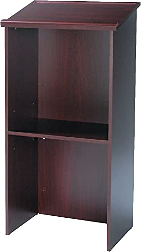 Safco 8915Mh Stand-Up Lectern 23W X 15-3/4D X 46H Mahogany
