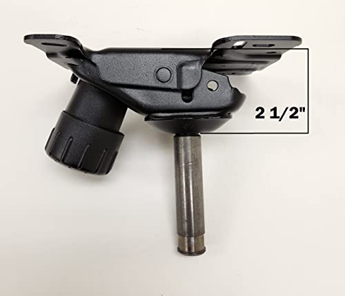 Douglas Swivel & Tilt Mechanism, Replacement for Caster Chairs, (Real Heavy Duty)(Very Strong Swivel Mechanism), Bolt Pattern 5 1/4" × 5 1/4". (Fits : Douglas & Other Brands).