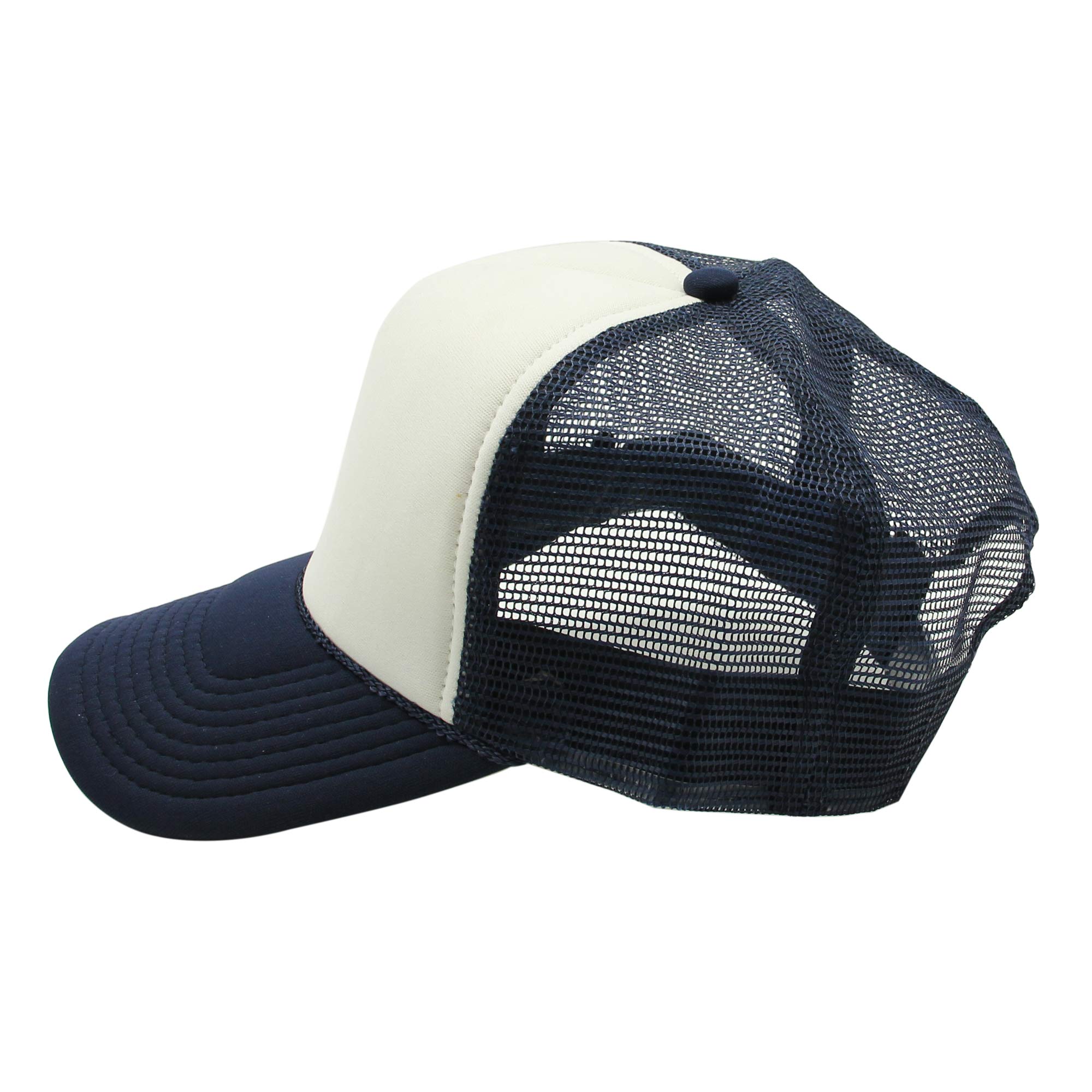 Craftman High Crown Foam Front Mesh Back Classic Trucker Hat with Adjustable Snapback for Men and Women