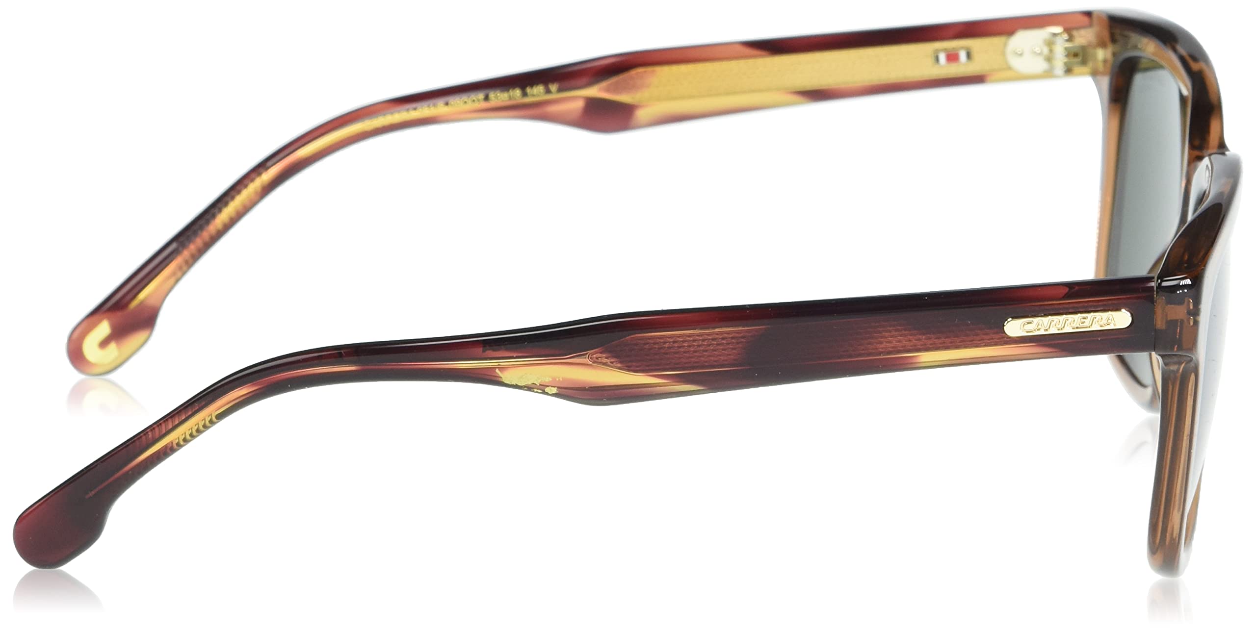 Carrera Men's 251/S Rectangular Sunglasses, Brown/Green, 53mm, 18mm