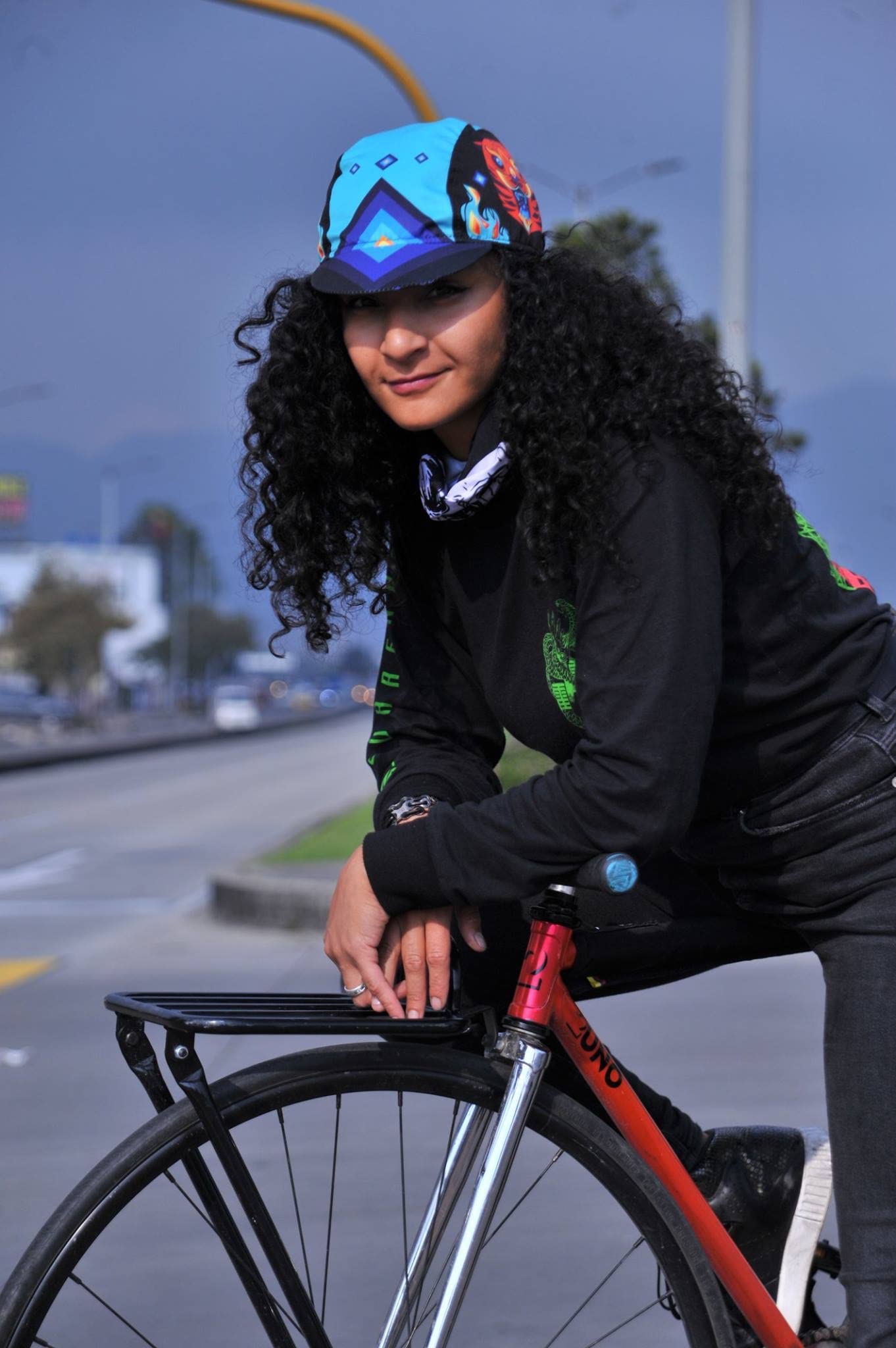 CLINCH INDUSTRIA - Cycling Caps, Kirei Design/with Quick-Drying Fibers, Material with Sports Technology and Uv Filter/Flexible PVC Visor, Nylon Threads, Anti-allergenic Elastic