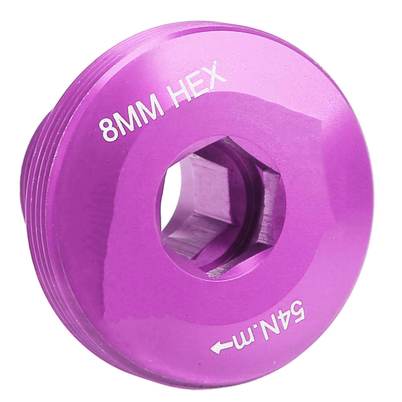 Crank Arm, Rust Proof Bicycle Crankset Fixing Stable High Strength Firm Resistance for Road Bike(Purple)