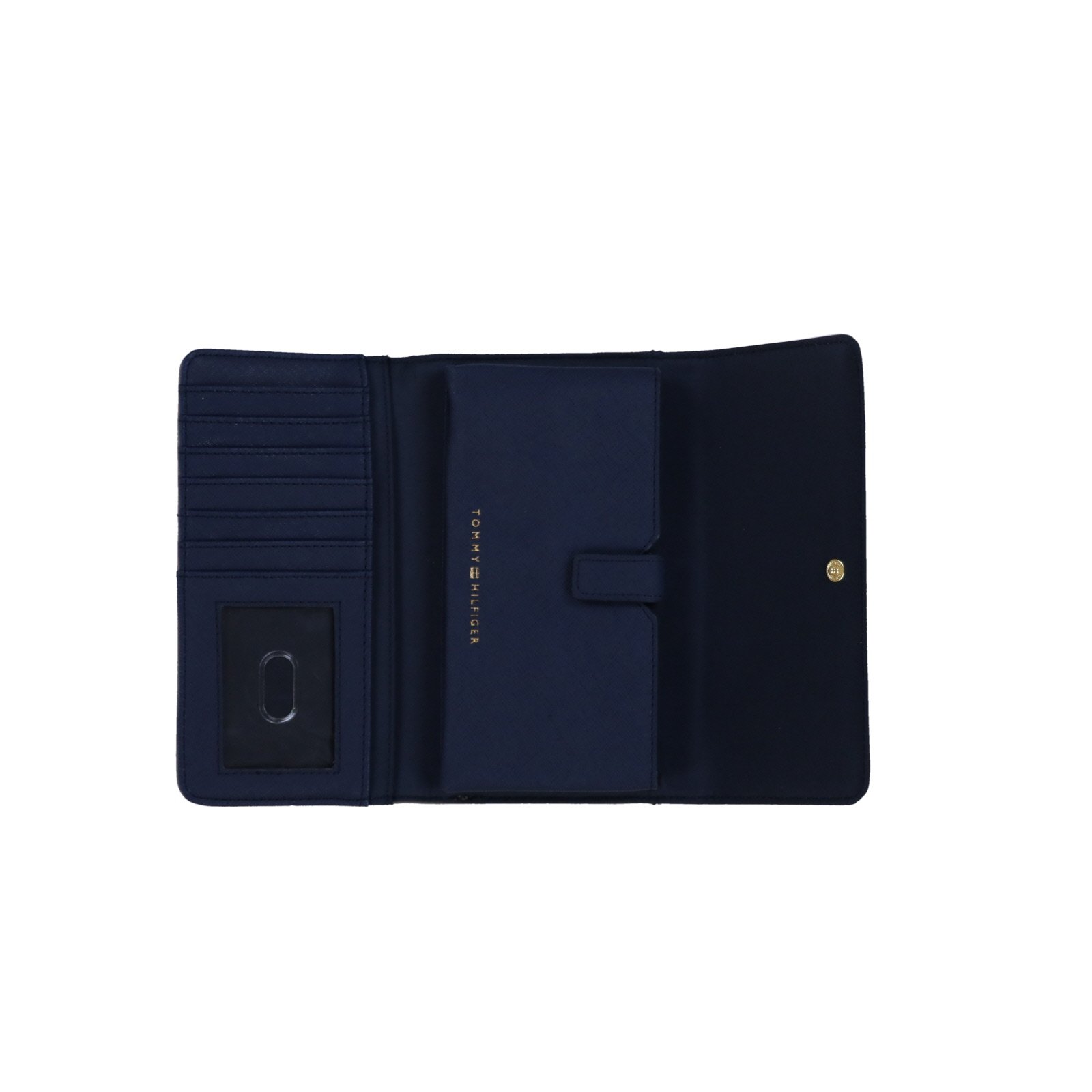 Tommy Hilfiger Womens Tri-Fold Wallet Purse - Grey