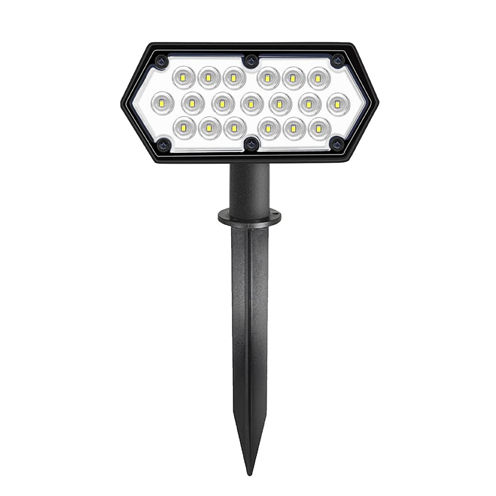 ZHUANYIYI Outdoor Solar Lawn Spotlights, Waterproof Landscape Lights Inserted in The Courtyard, All-Weather Home Garden Pavement Decorative Lights