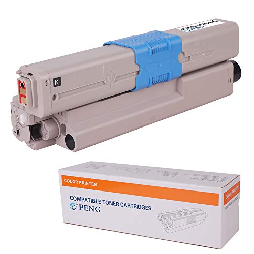 Kuncheng Compatible Toner Cartridge for Oki C332dn C332 MC363dn MC363 Replacement for 46508704 Black 3,500 Pages( I Pack