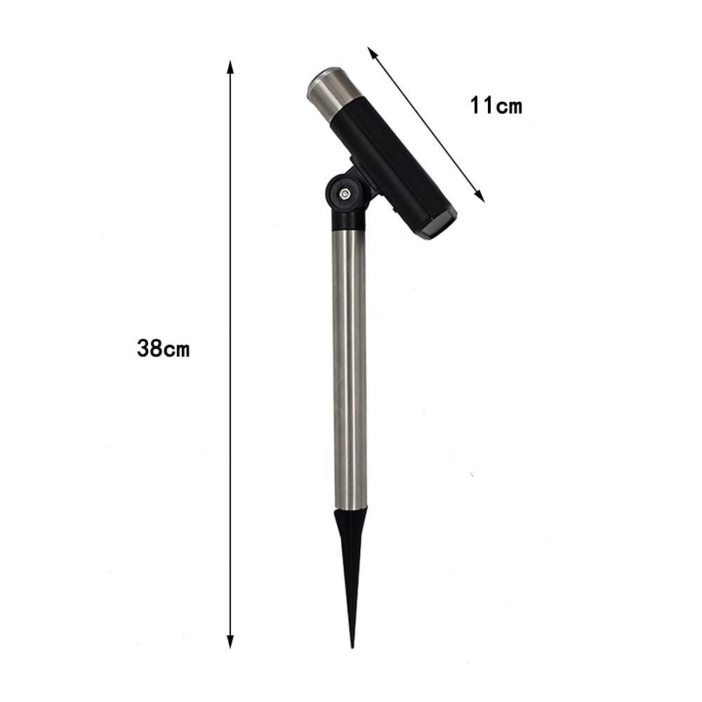 ZHUANYIYI Outdoor Solar Spotlights, Waterproof Landscape Lights for Courtyard Lawns, and Decorative Lights for Home Garden Fence Pavement Lighting