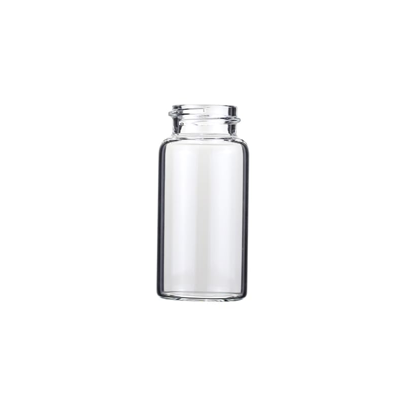 LanJing 366228204 Borosilicate Glass 20mL Liquid Scintillation Vial with 22-400 Polypropylene Cap Pulp-Backed Foil Liner, Case of 100