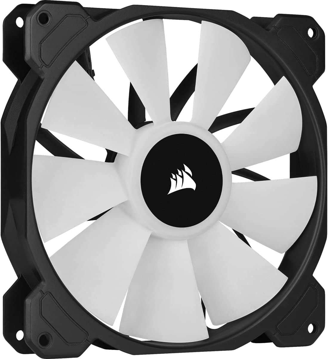 CORSAIR iCUE SP140 RGB Elite (CO-9050111-WW) Performance 140mm PWM Dual Fan Kit with Lighting Node CORE (Renewed)