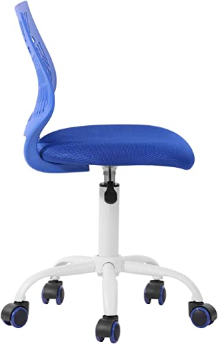 Homy Casa Inc Favors Chair, Dark Blue