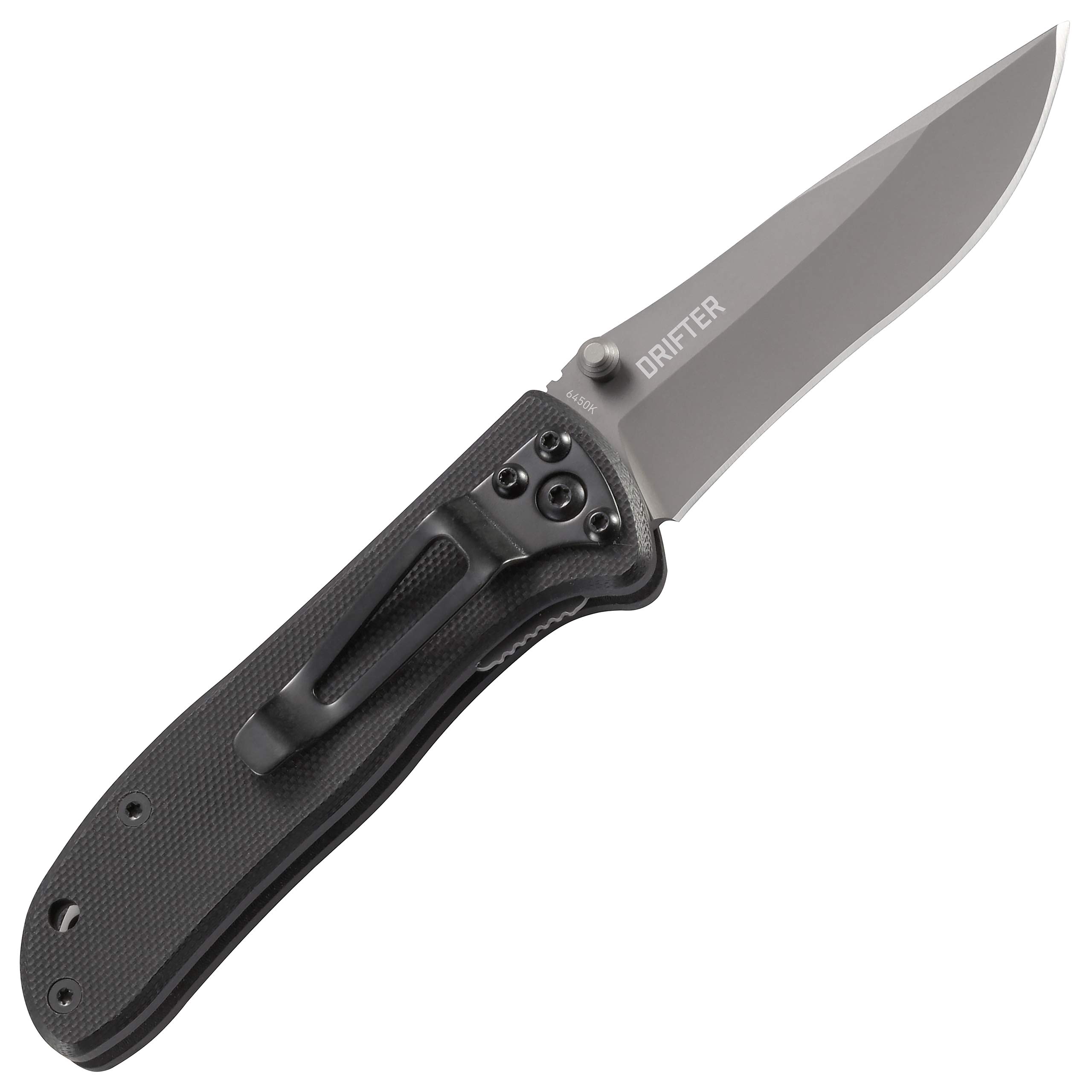 CRKT Drifter EDC Folding Pocket Knife & Smith's Abrasives PP1 hunting-knife-sharpeners 3.5" x 1" x 0" (Length x Width x Height