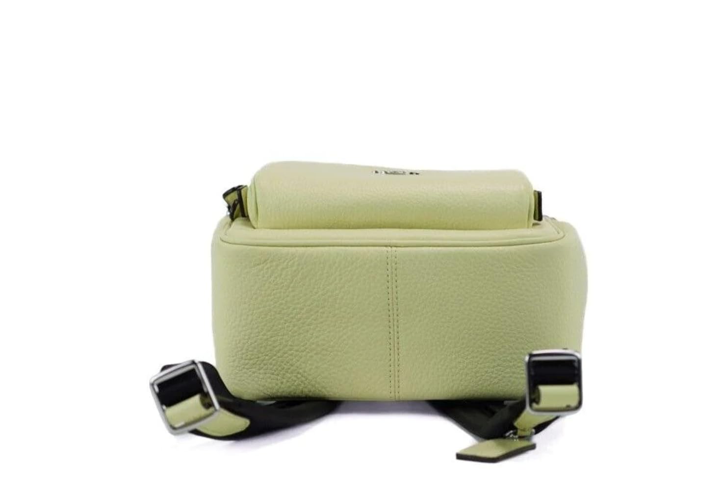 Coach Women's Mini Court Backpack (Pebble Leather - Pale Lime)