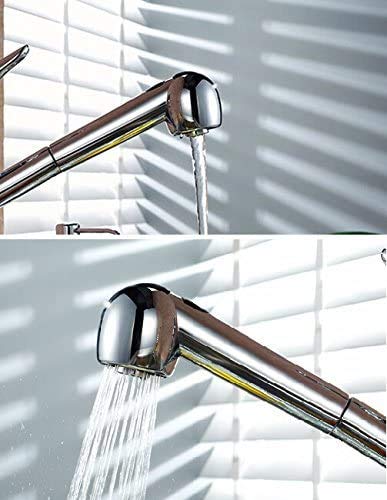 GOTOTOP Kitchen Faucet Bathroom Tap 3-Functions Pull-Out Faucet Nozzle Sink Faucet Spray Head Sprayer Spout Setting Replacement Part Hot for Personal Hygiene