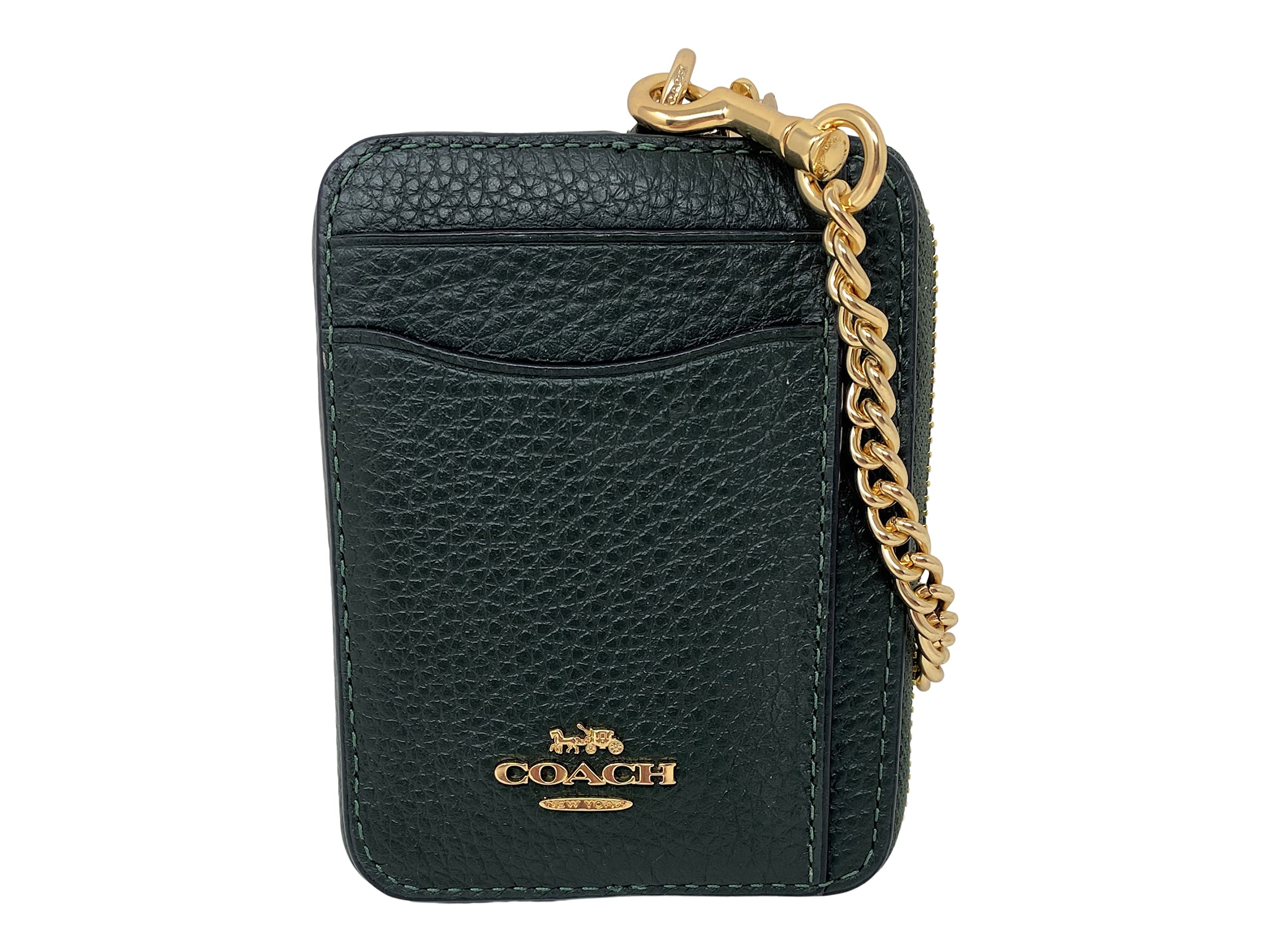 Coach Zip Card Case Style No. 6303 Amazon Green