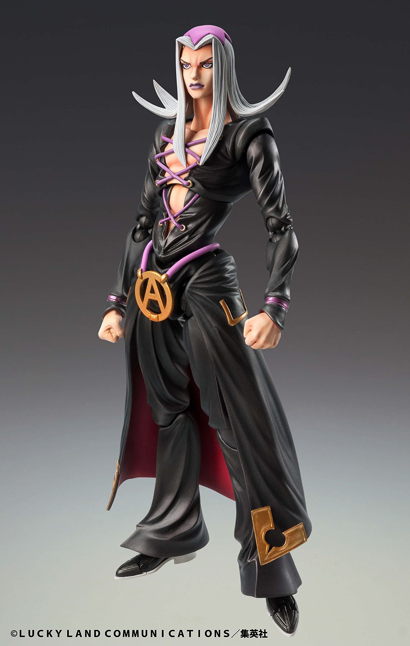 Medicos JoJo’s Bizarre Adventure Part 5: Chozo Kado Leone Abbacchio Super Action Statue Figure, Multicolor