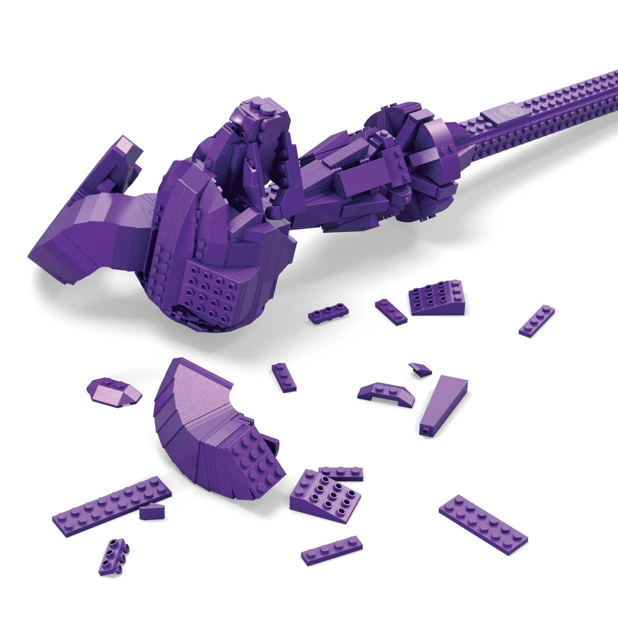 Mega Masters of The Universe Building Set, Havoc Staff with 741 Pieces, 40 Inches Long, for Adult Collectors