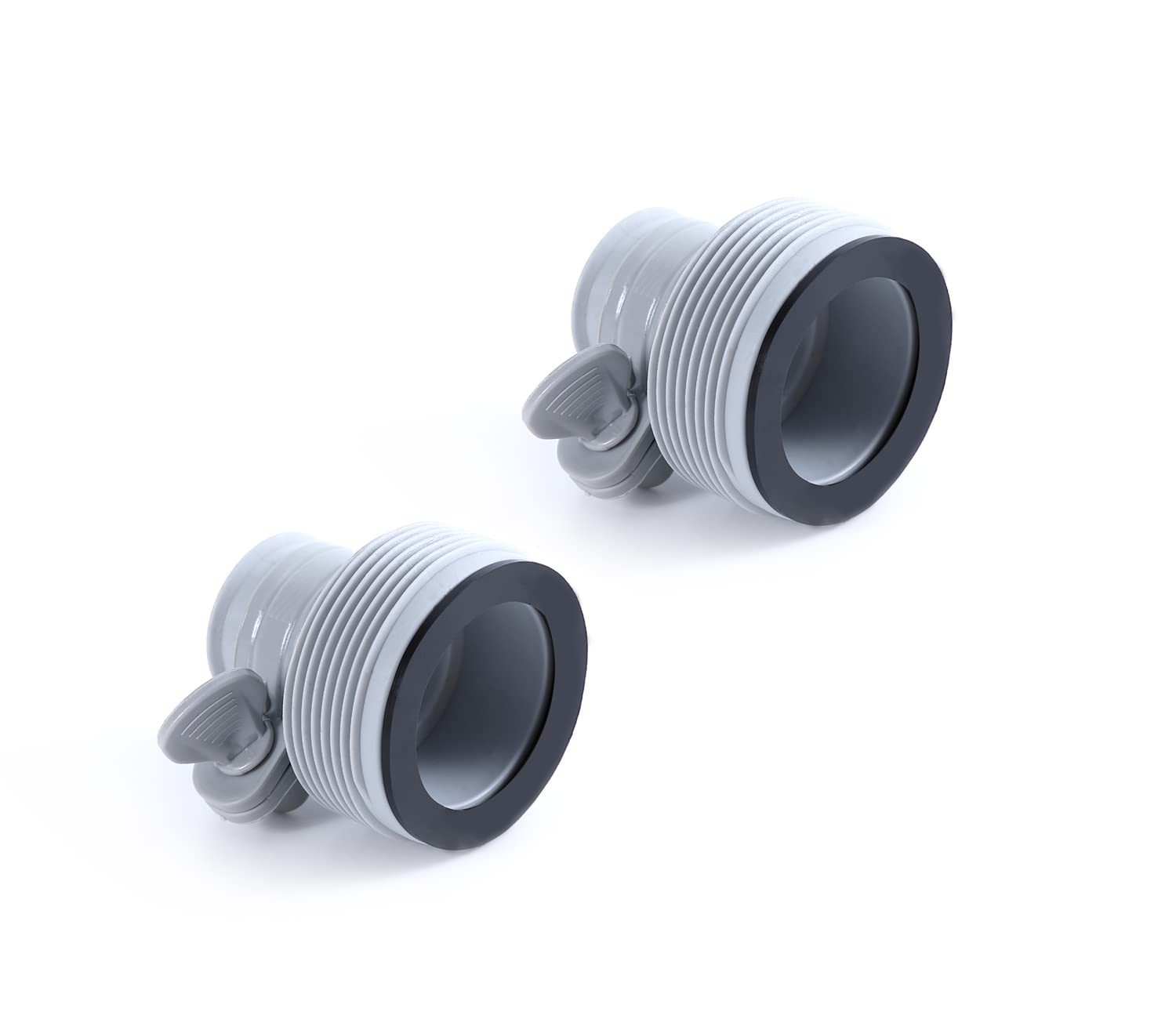 ECOPOOLTECH Hose Adapter 1.25" to 1.5" Type B Hose Adapters for Intex Pumps & Saltwater System, Conversion Adapter 25009(2 Pack)