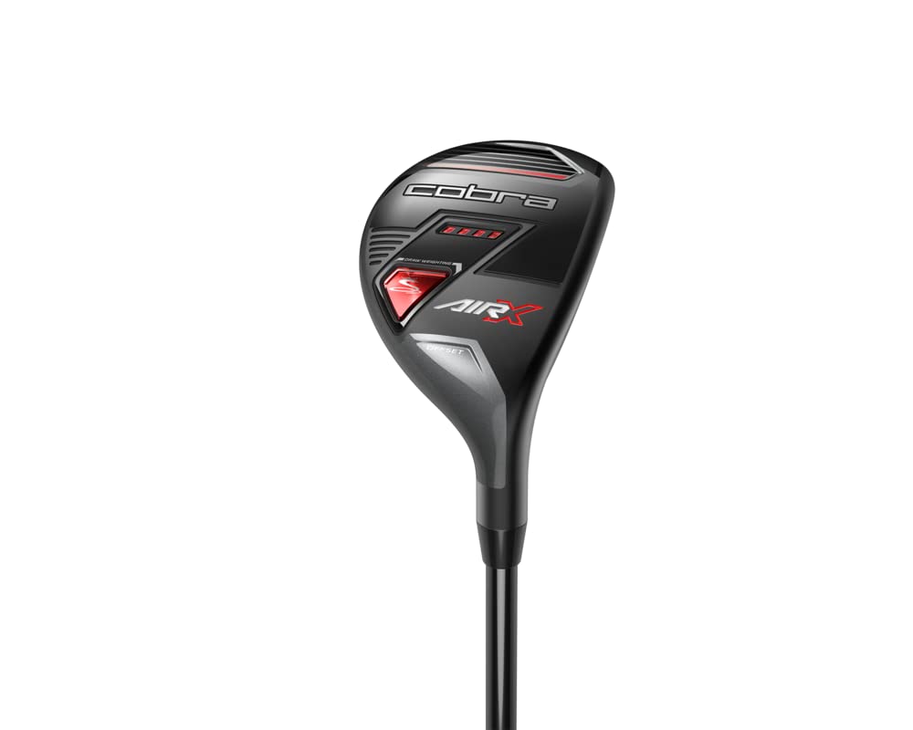 Cobra Golf 2022 Air X Hybrid (Men's, Right Hand, Cobra Ultralite 50, Senior Flex, 7h-31),Grey-Red