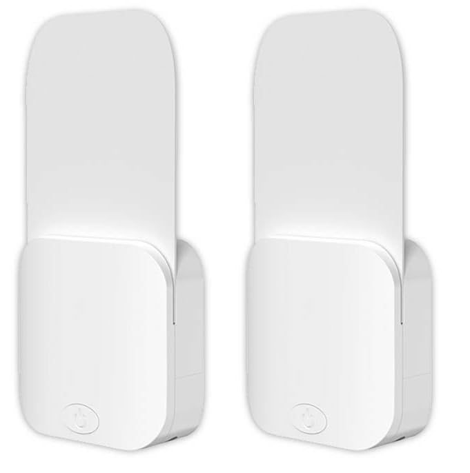 Fly Trap Indoor (2 Device + 10 Glue Cards), Plug-in Flying Insect Trap for Mosquito, Flies, Fruit Flies, Moths, Gnats, Gnat Trap for House Indoor, White