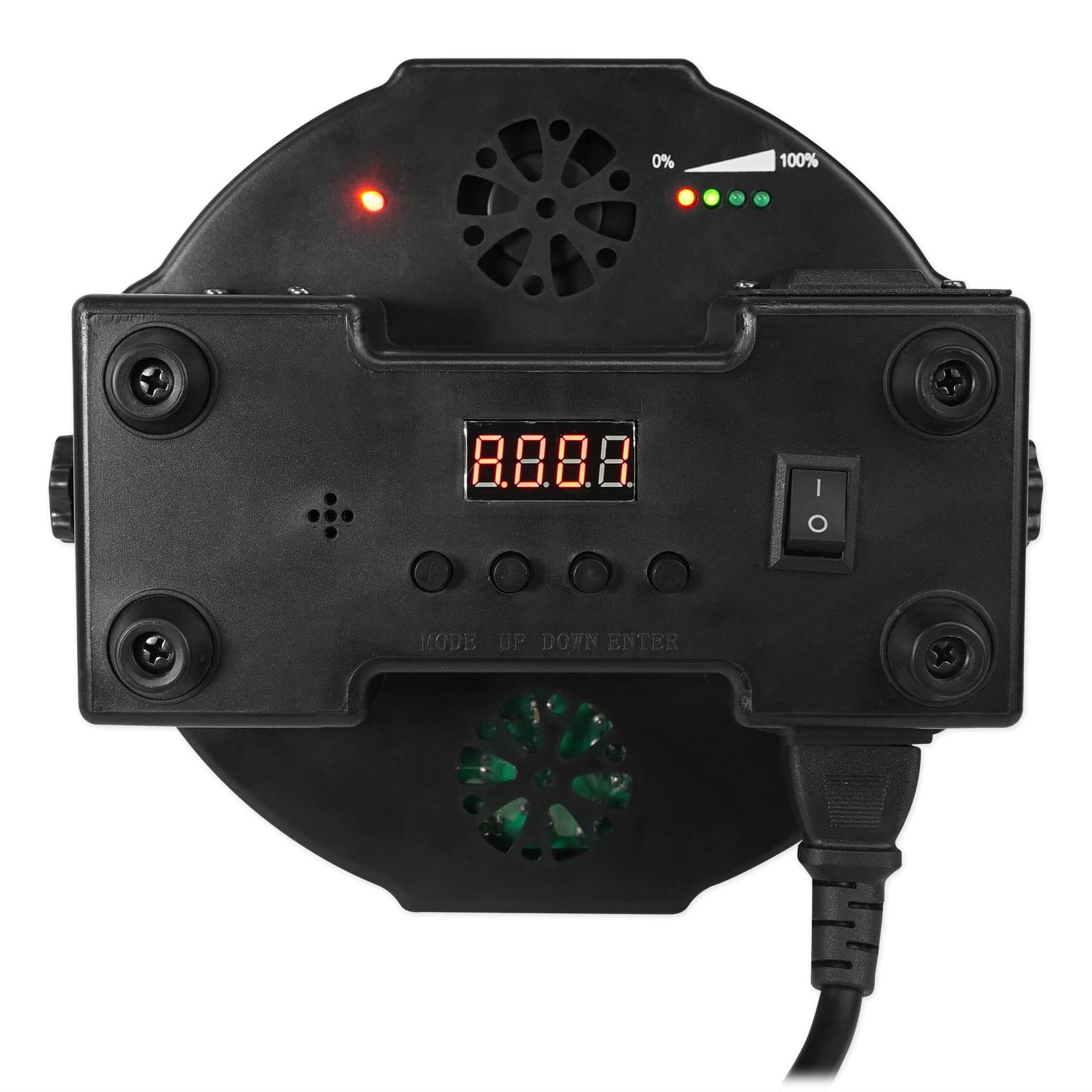 Rockville Battery PAR 50 Black, 10 Pack Rechargeable RGB Wash Lights with Charging Flight Case, Includes RF Remote, 10 Hour Battery Life, Perfect for Events, Parties & DJ Gigs