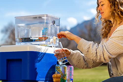 Epic Pure Countertop Water Filter Dispenser for Drinking Water. 36 Cup 150 Gallon Filter. BPA Free Removes Fluoride, Chlorine, Lead Water Purifier Large Water Jug Dispenser