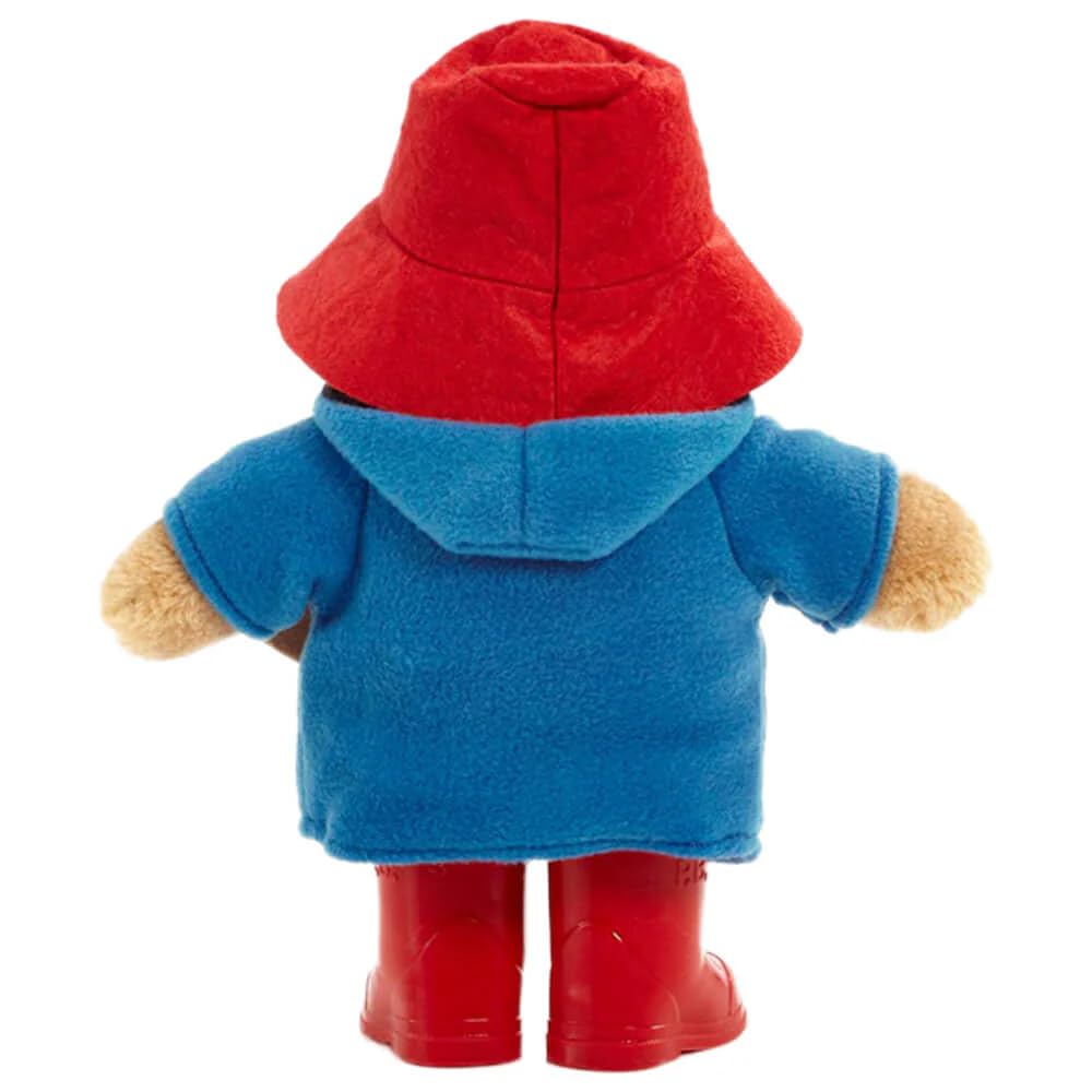 Rainbow Designs Classic Paddington Bear with Boots - 25cm Standing Plush Character - Soft & Cuddly Paddington Teddy Bear with Iconic Duffle Coat, Bush Hat & Shiny Red