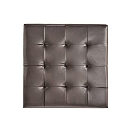 Christopher Knight Home Miriam Ottoman with Storage and Bottom Rack, Brown
