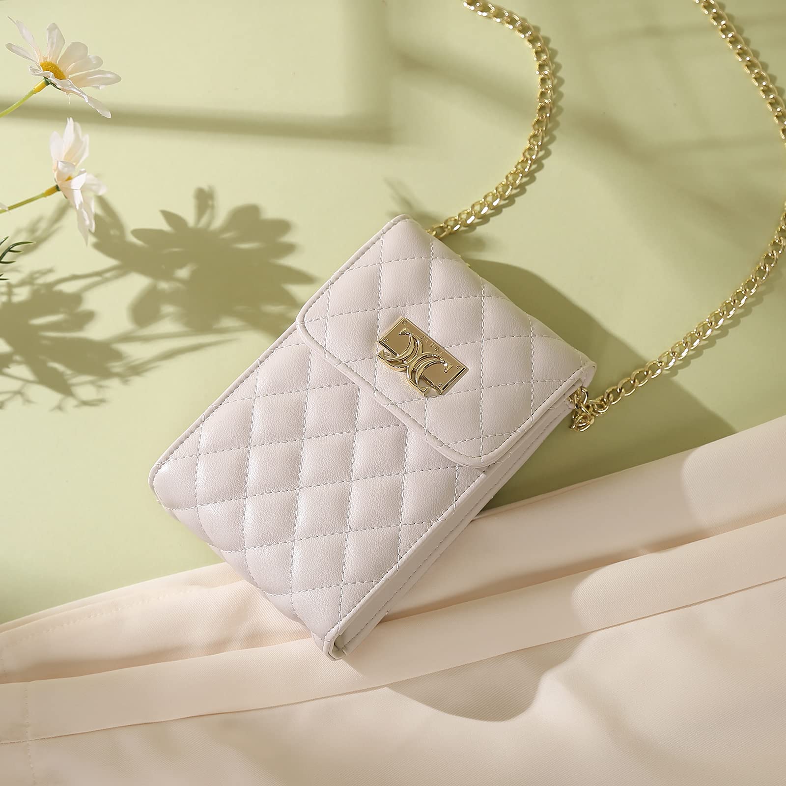 CLUCI Crossbody Cellphone Purse for Women Trendy Phone Wallet Flap Case Small Bags Satchels Wallet with Adjustable Straps